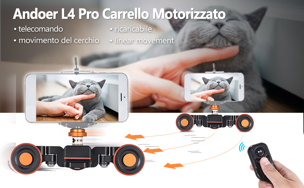 ANDOER L4 PRO: Il CAMERA DOLLY… fatto ROBOT! – Tech Best Deals